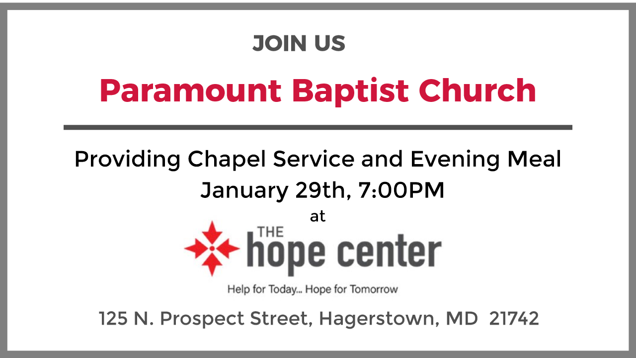 Paramount Baptist Church - Paramount Baptist Church exists to glorify ...